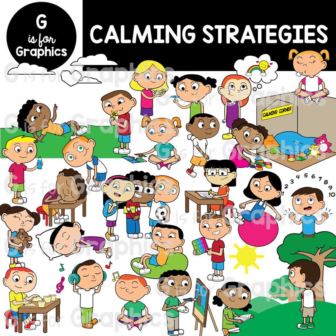 Calming Strategies Clipart - Etsy