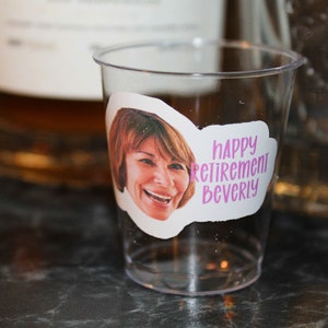 Retirement Party Shot Glass, Personalized Shot Glass, Custom Shot Glass ...