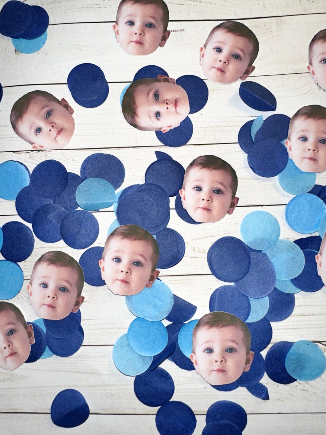 Birthday Confetti Stickers, Face Confetti, Baby Confetti, 1st Birthday ...