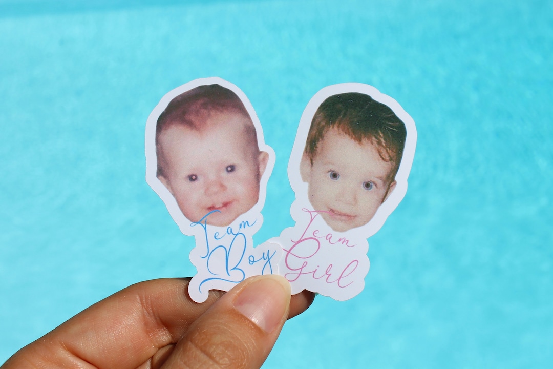 Gender Reveal, Gender Reveal Stickers, Gender Reveal Party Ideas ...