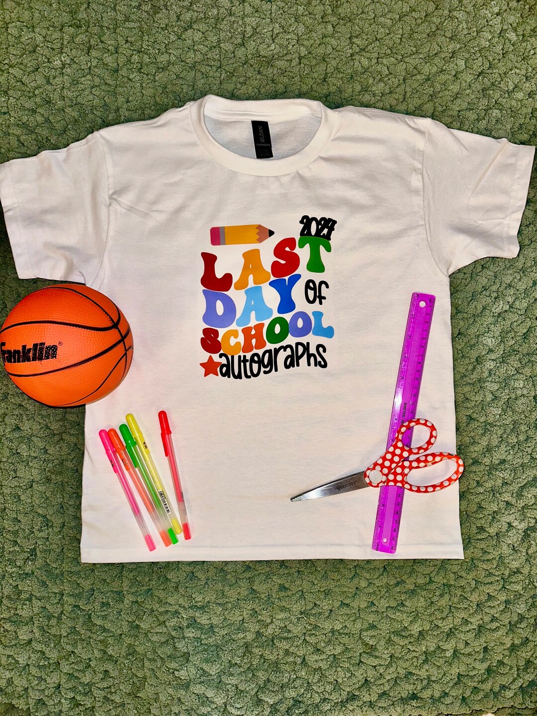 Last Day of School Autograph T-shirt, School T-shirt, Last Day of ...