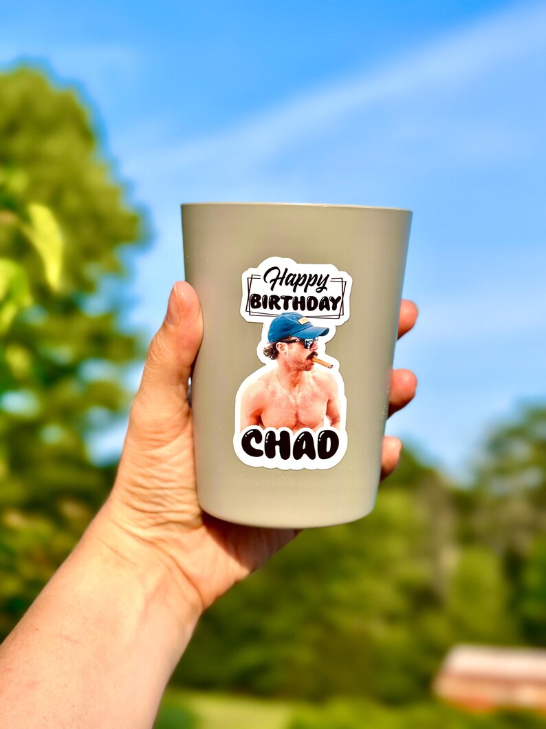 Custom Face Birthday Stickers: Personalized Party Favors, Any Age - Etsy