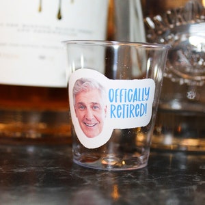 Retirement Party Shot Glass, Personalized Shot Glass, Custom Shot Glass ...