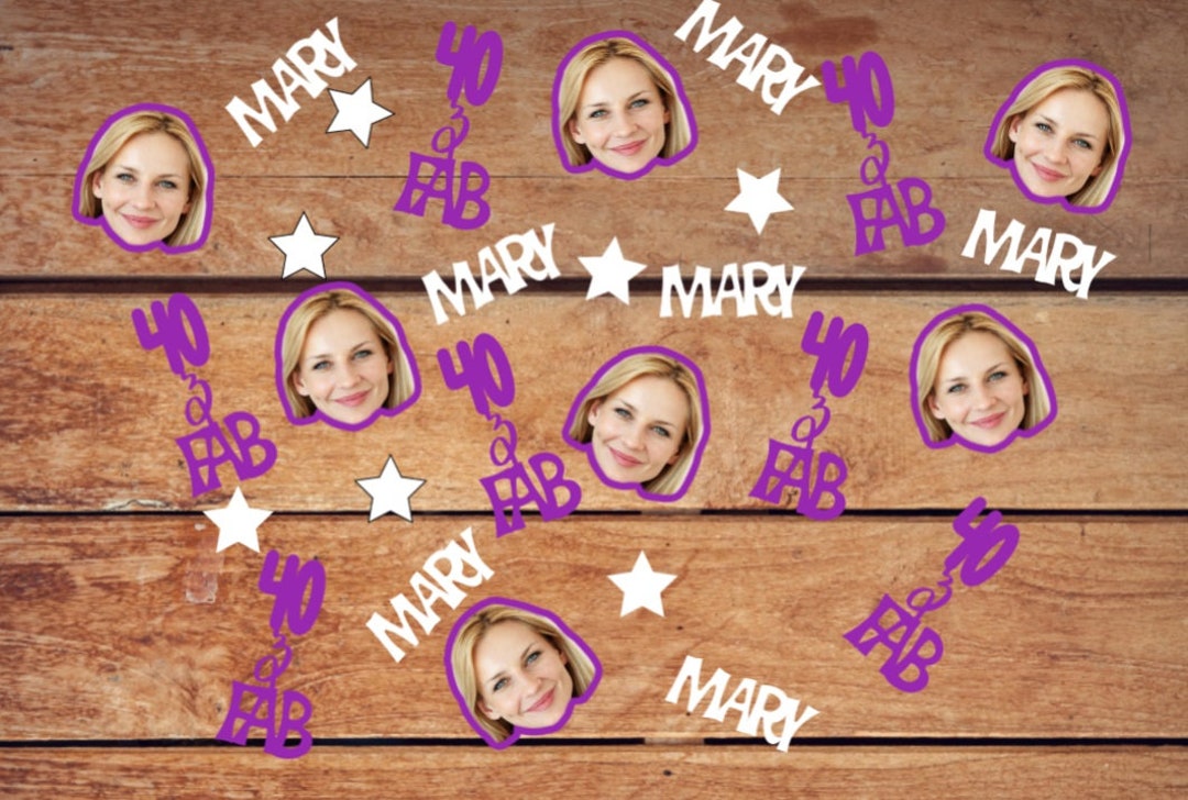 40th Birthday Confetti | 40 and Fab Birthday Party Decor | 40th Party ...