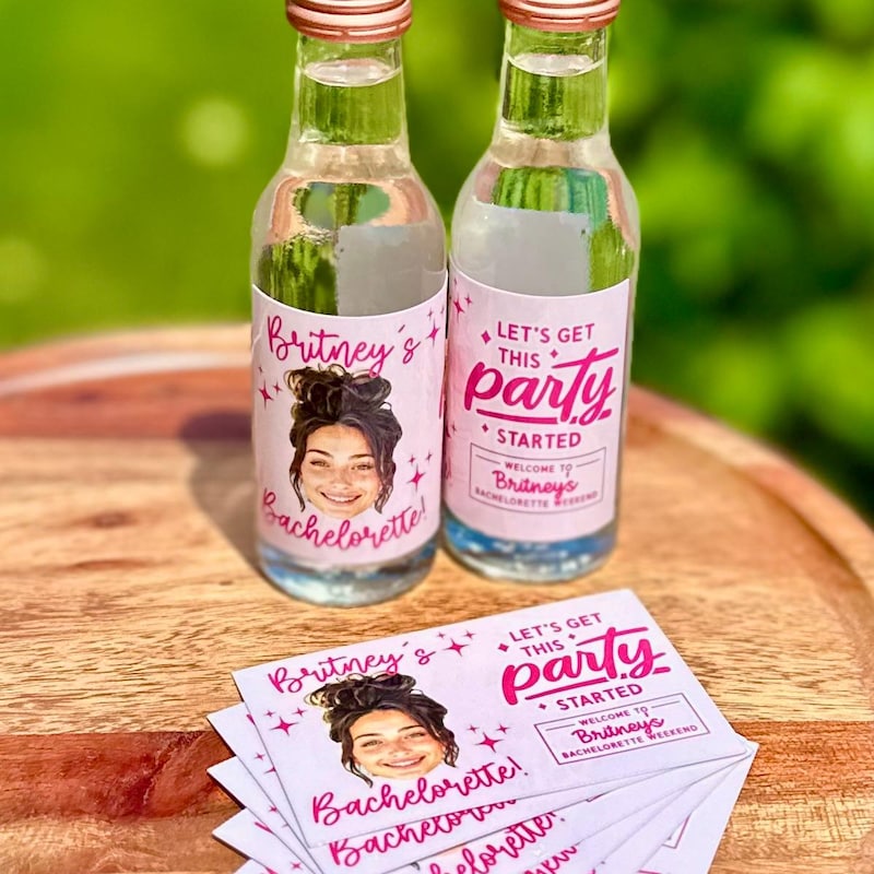 Mini Bottle Labels - Etsy