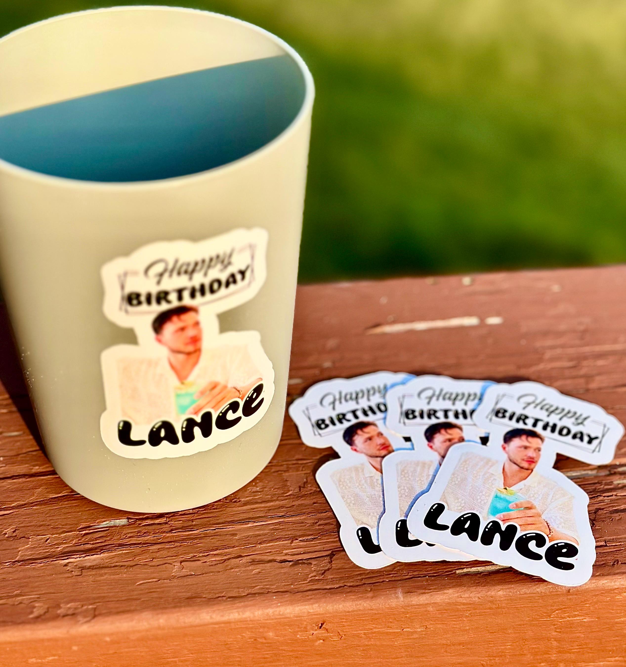 Custom Face Birthday Stickers: Personalized Party Favors, Any Age - Etsy