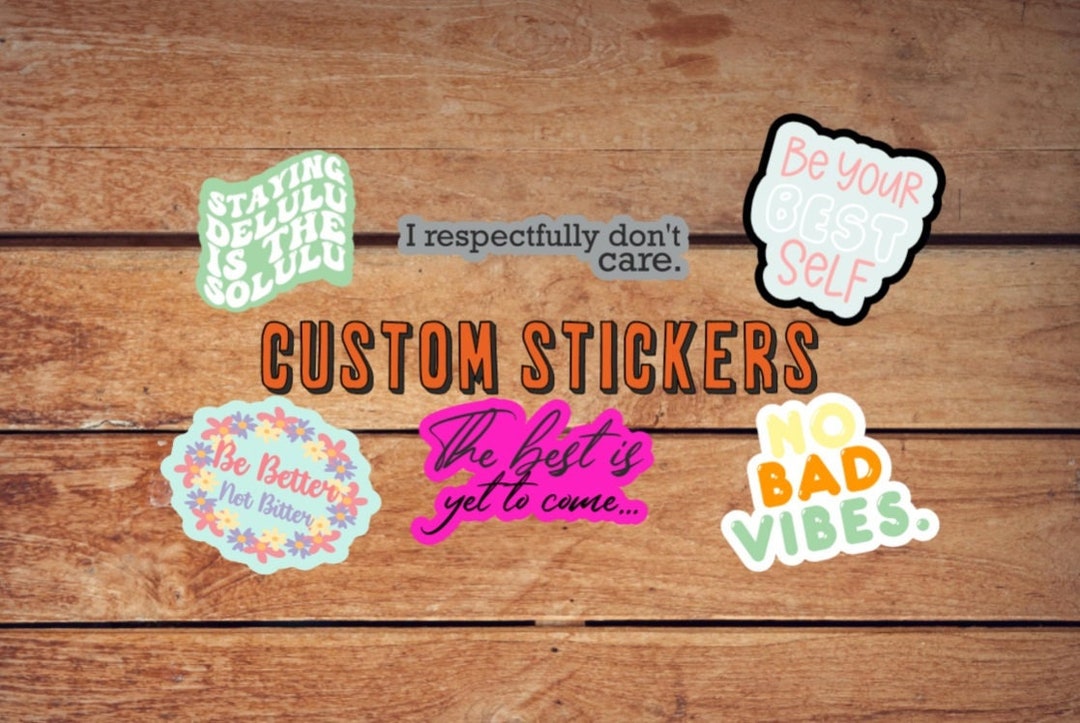 Custom Sticker | Design Your Own STICKER! | Personalized Sticker | Song ...