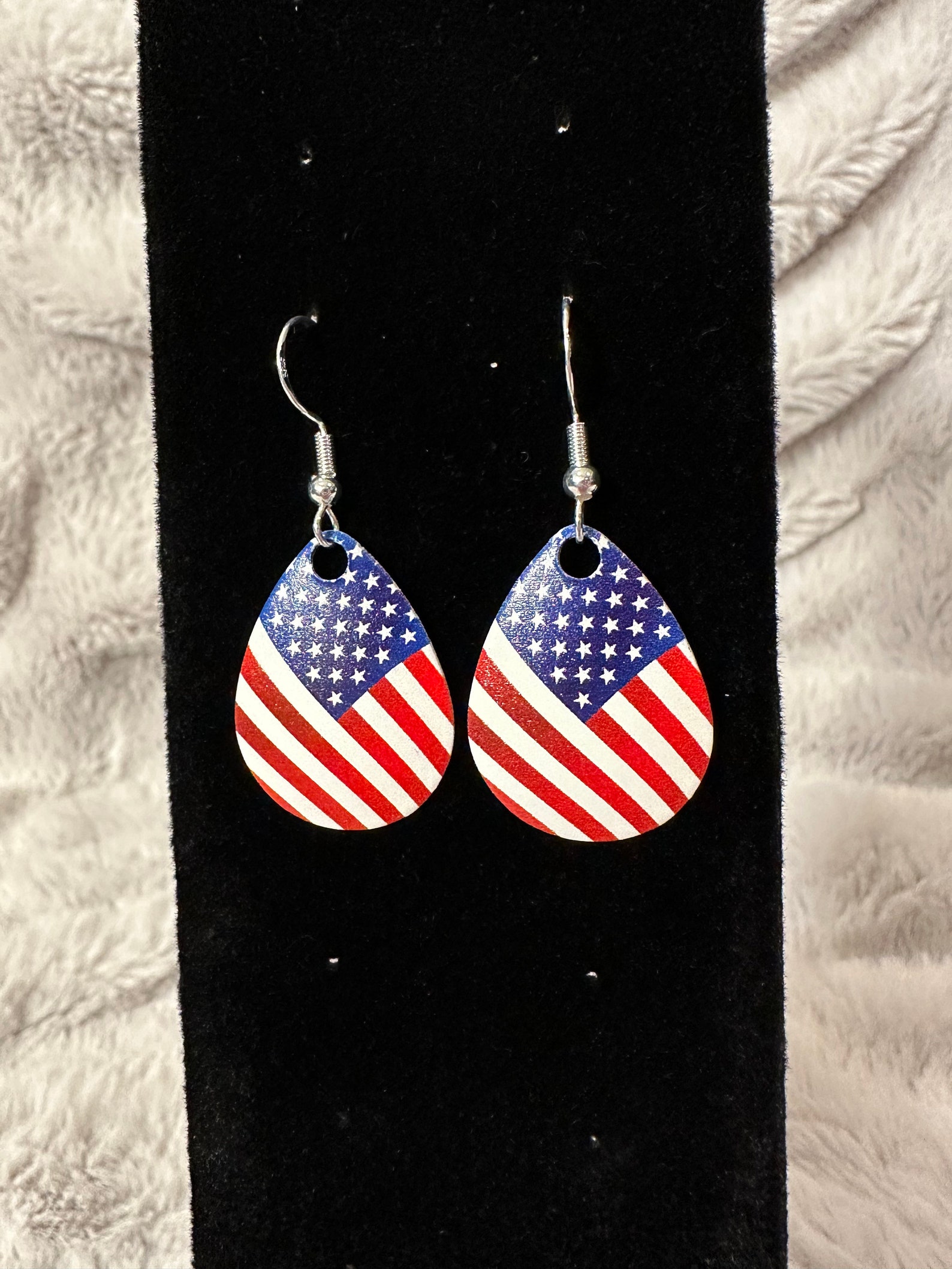 American Flag Patriotic Red, White and Blue 4th of July Spinner Blade ...