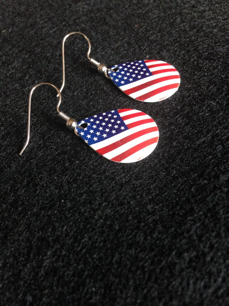 American Flag Patriotic Red, White and Blue 4th of July Spinner Blade ...