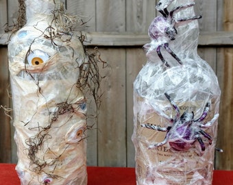 Spooky bottles | Etsy