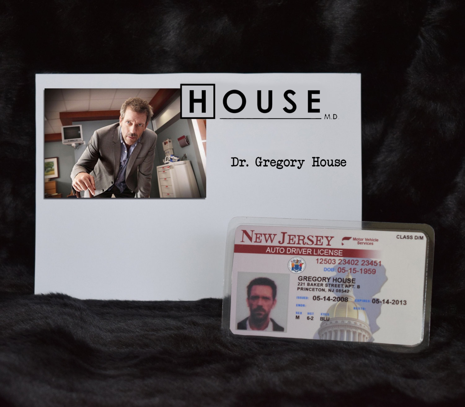 TV Show House MD Screen Accurate Replica Prop gregory House Drivers ...