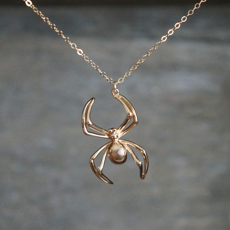 Spider Necklace - Etsy