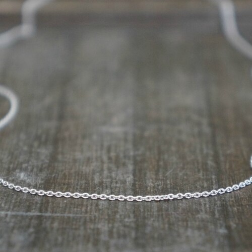 Dainty Layering Necklace Thin Gold Chain Sterling Silver - Etsy