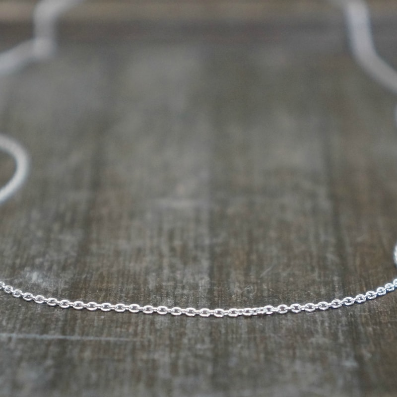 Silver Chain Necklace - Etsy