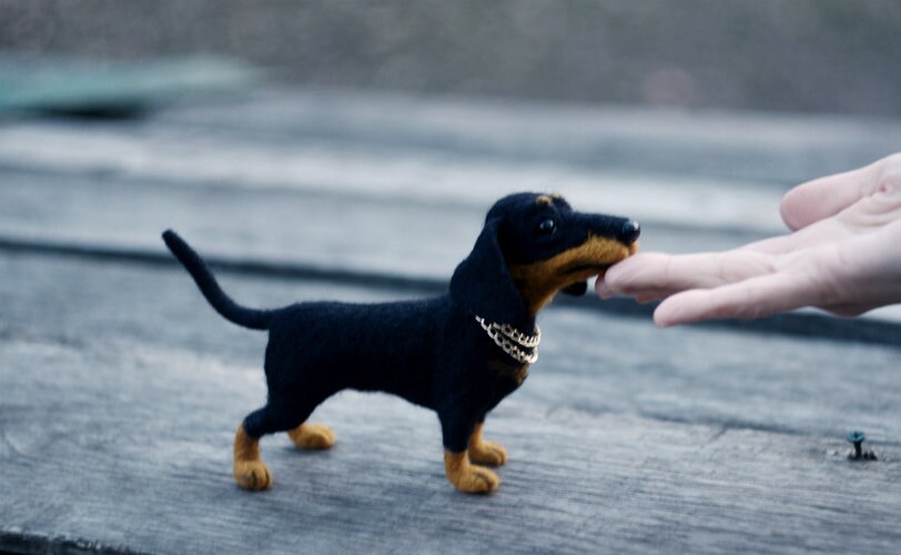 Made to order Needle felted dog Needle felted animal Miniature | Etsy