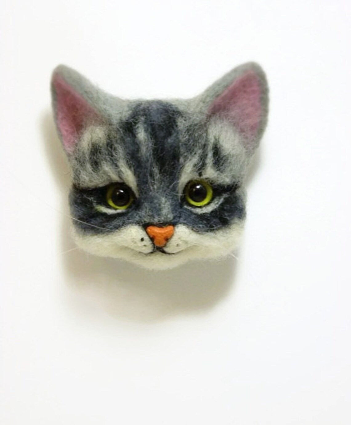 MADE TO ORDER Felt Wool Cat Brooches Felt Cat Animal Brooch | Etsy