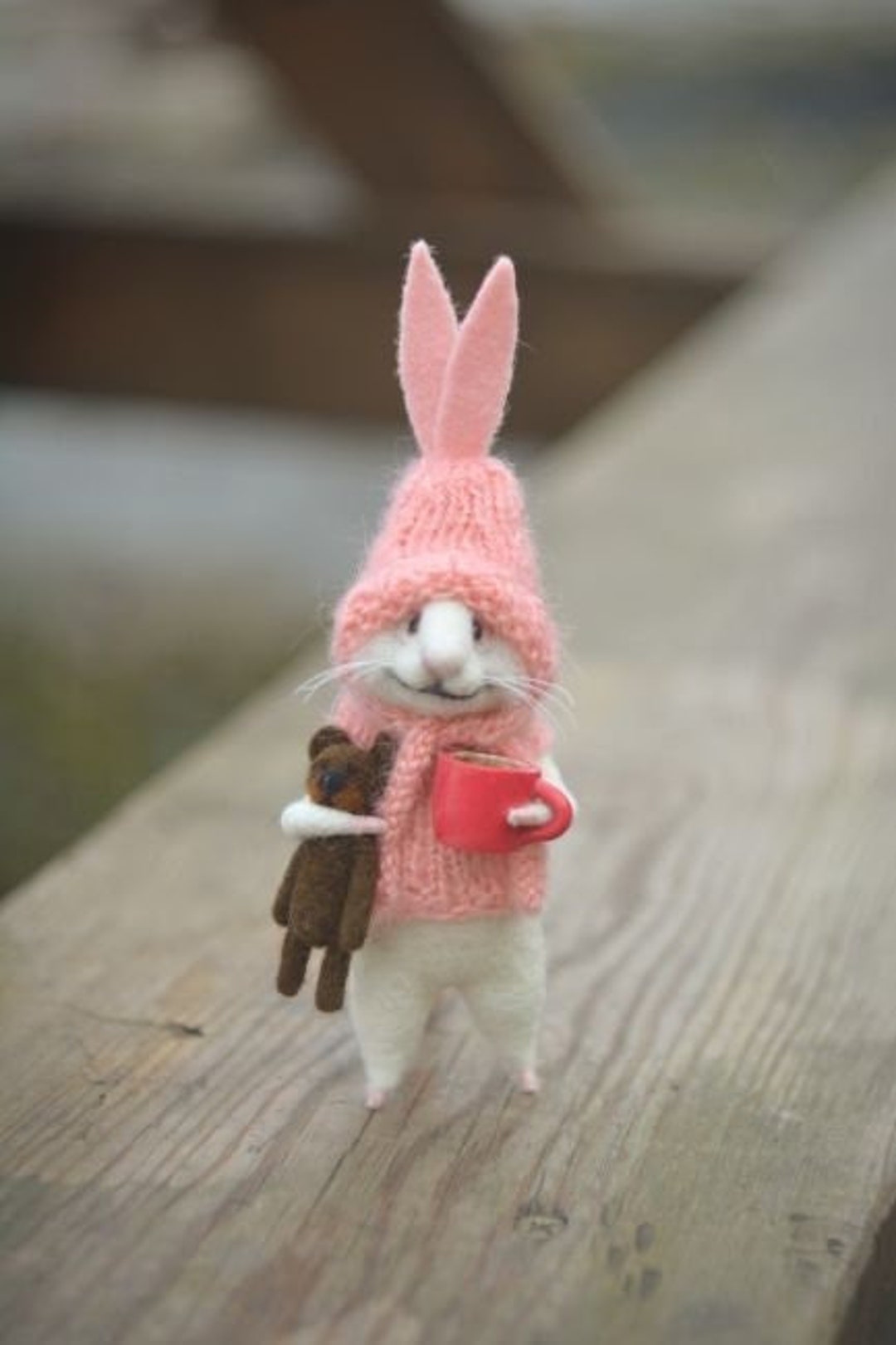 MADE TO Ordermouse Bunny Mouse Rabbit Easter Gift Bunny Gift - Etsy ...