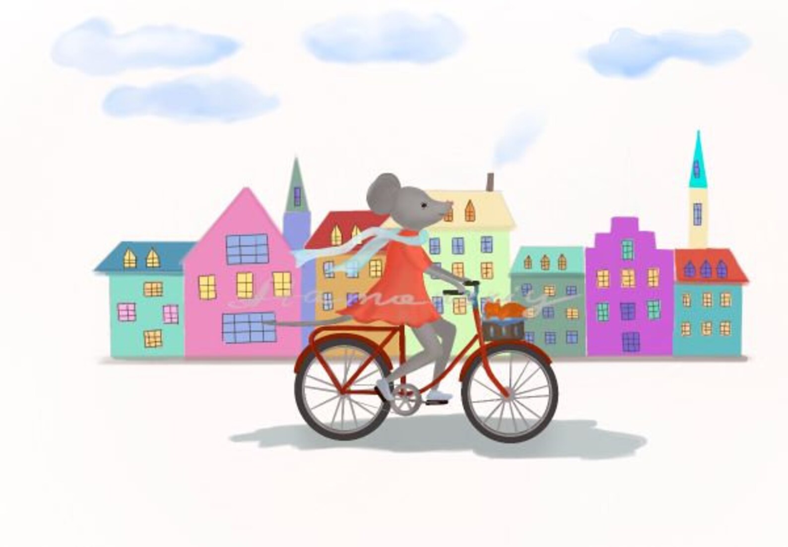 Bright Illustration, Art Print, Art Download, Instant Download, 6x8 ...