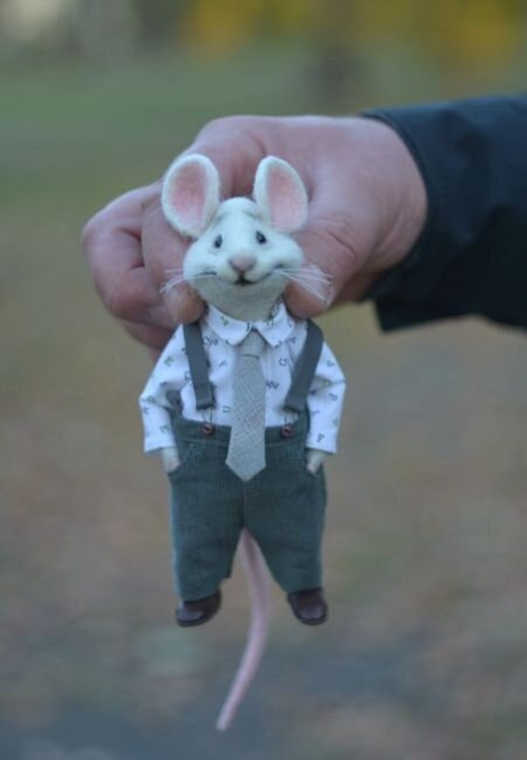 Made to Order! Sculpture Rat Felted Rat Gift for Christmas Gift for ...