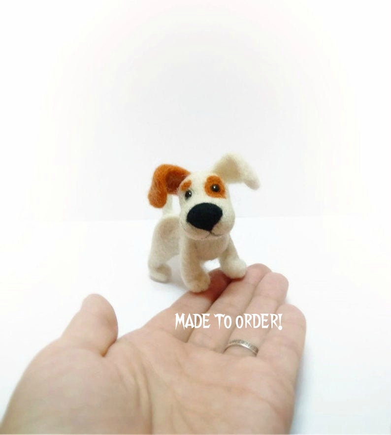 Made to Order Miniature Dog Cute Dog Little Dog Needle Felted | Etsy