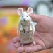 Made to Order, Mouse-innkeeper, Felted Mouse, Fat Mouse, Mouse in an ...
