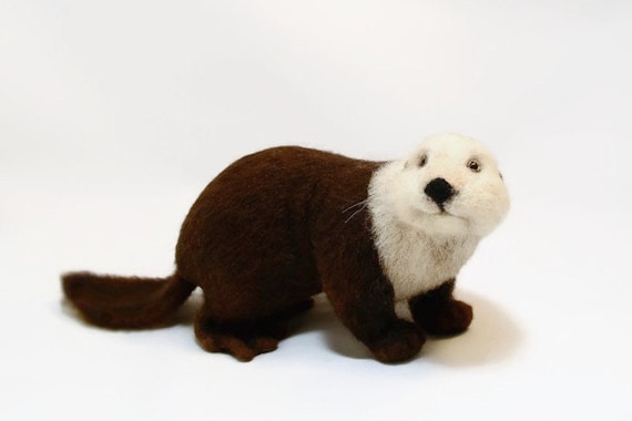 Sculpture Sea Otter Figurine Otter Gift for Birthday - Etsy