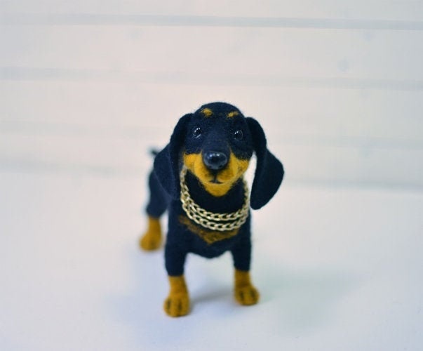 Made to order Needle felted dog Needle felted animal Miniature | Etsy