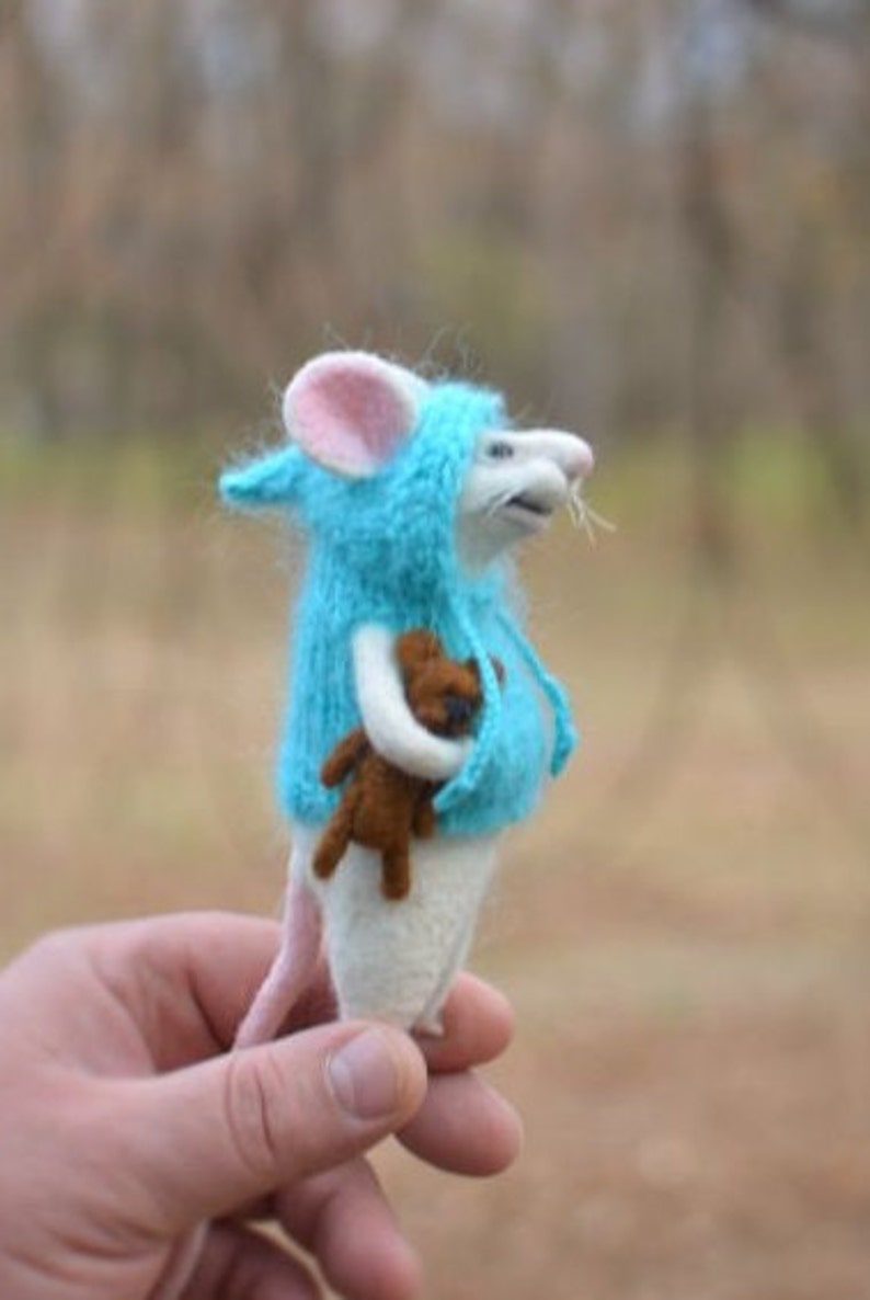 Made to Order Sculpture Mouse in Jumper Figurine Mouse in - Etsy