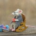Made to Order Collectible Figurine Mouse in Armchair Gift for - Etsy