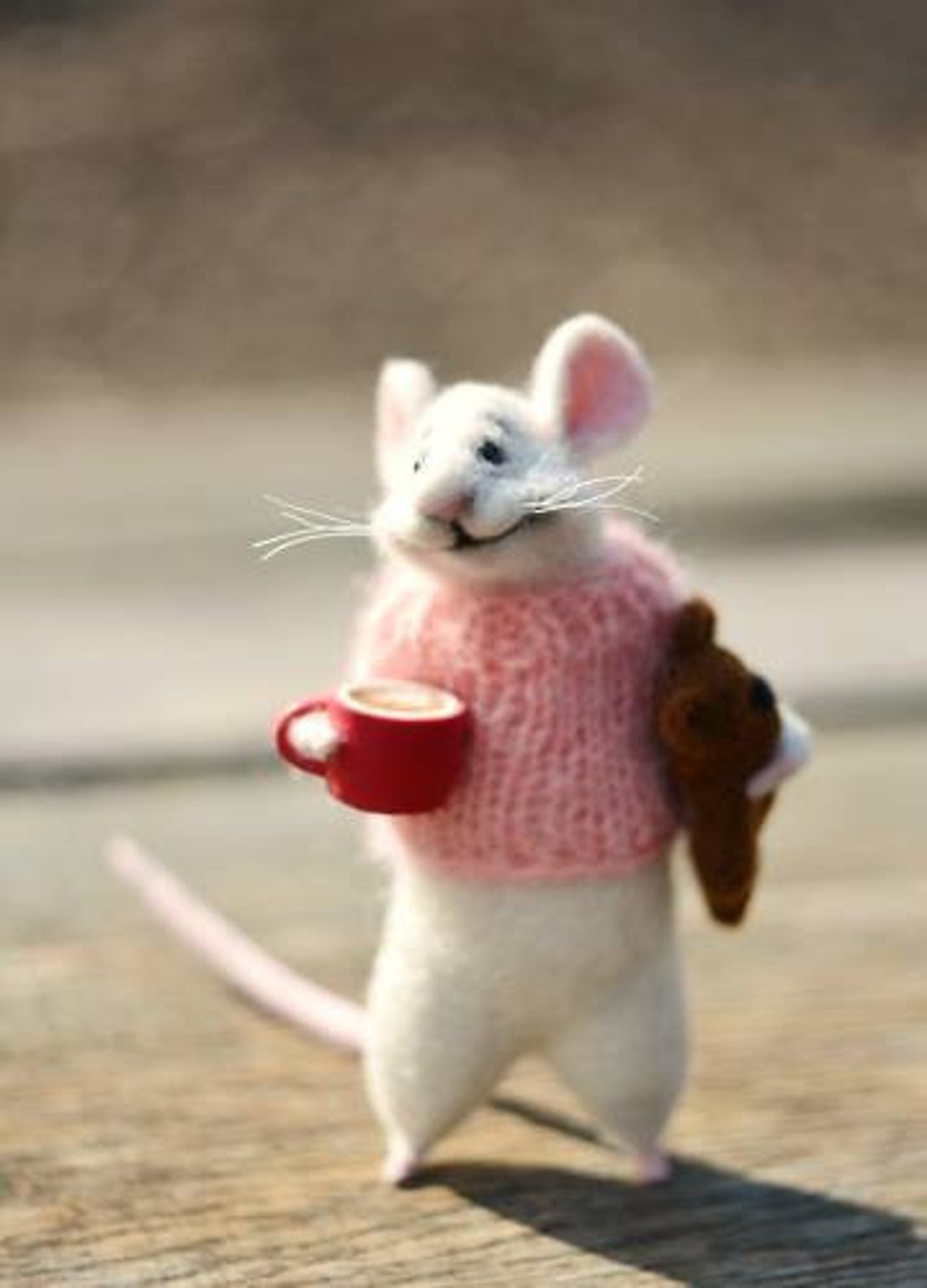 MADE TO ORDER Needle Felted Wool Filz Mouse Felt Toys Mouse - Etsy