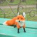 Fox Animal, Animals, Figurine Fox, Felt Animal Collectible Fox, Ginger ...