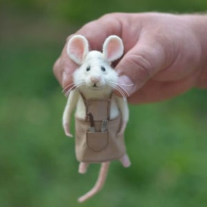 Made to Order, Mouse-innkeeper, Felted Mouse, Fat Mouse, Mouse in an ...