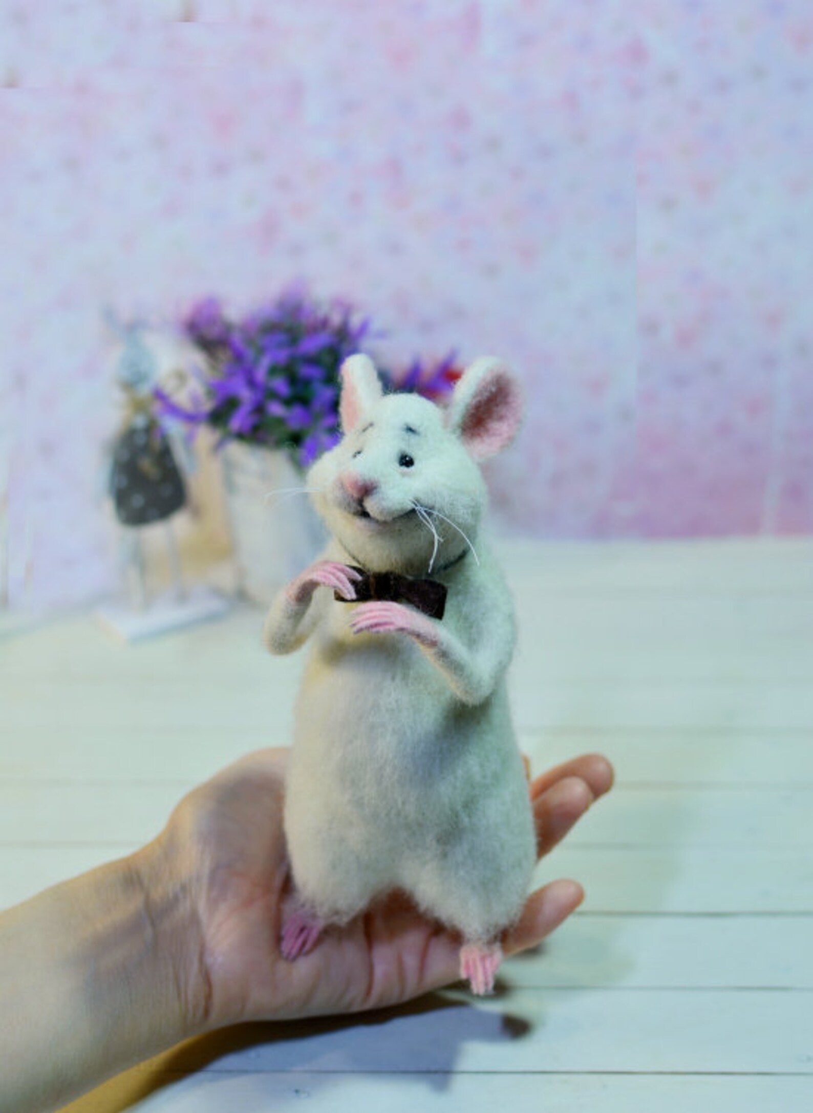 MADE TO ORDER Wedding Mice Сouple Mice White Mice Mice in Love - Etsy