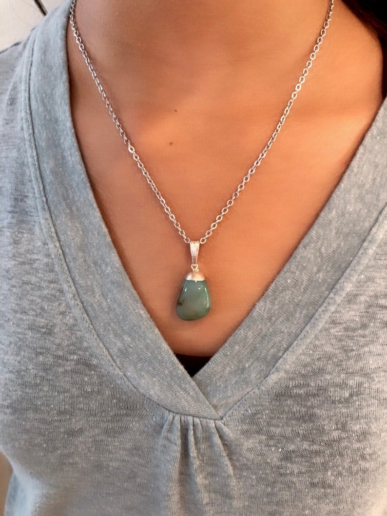 Aventurine Necklace Aventurine Healing Stone Necklace Good - Etsy