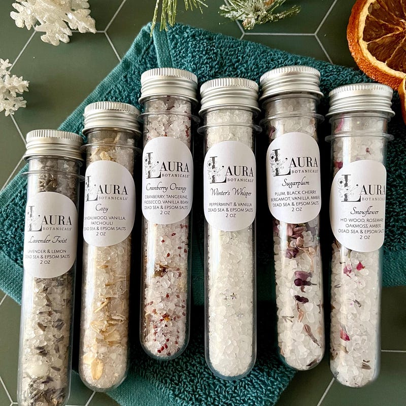 Bath Salts Tube - Etsy