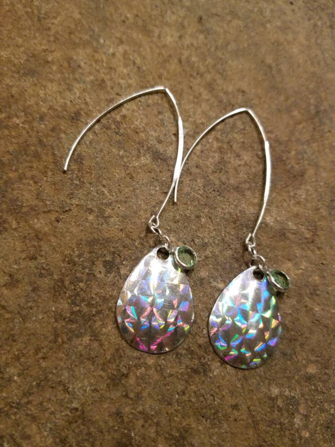 Spinner Blade Fishing Lure Earrings With Charm Accent...fishing Lure ...