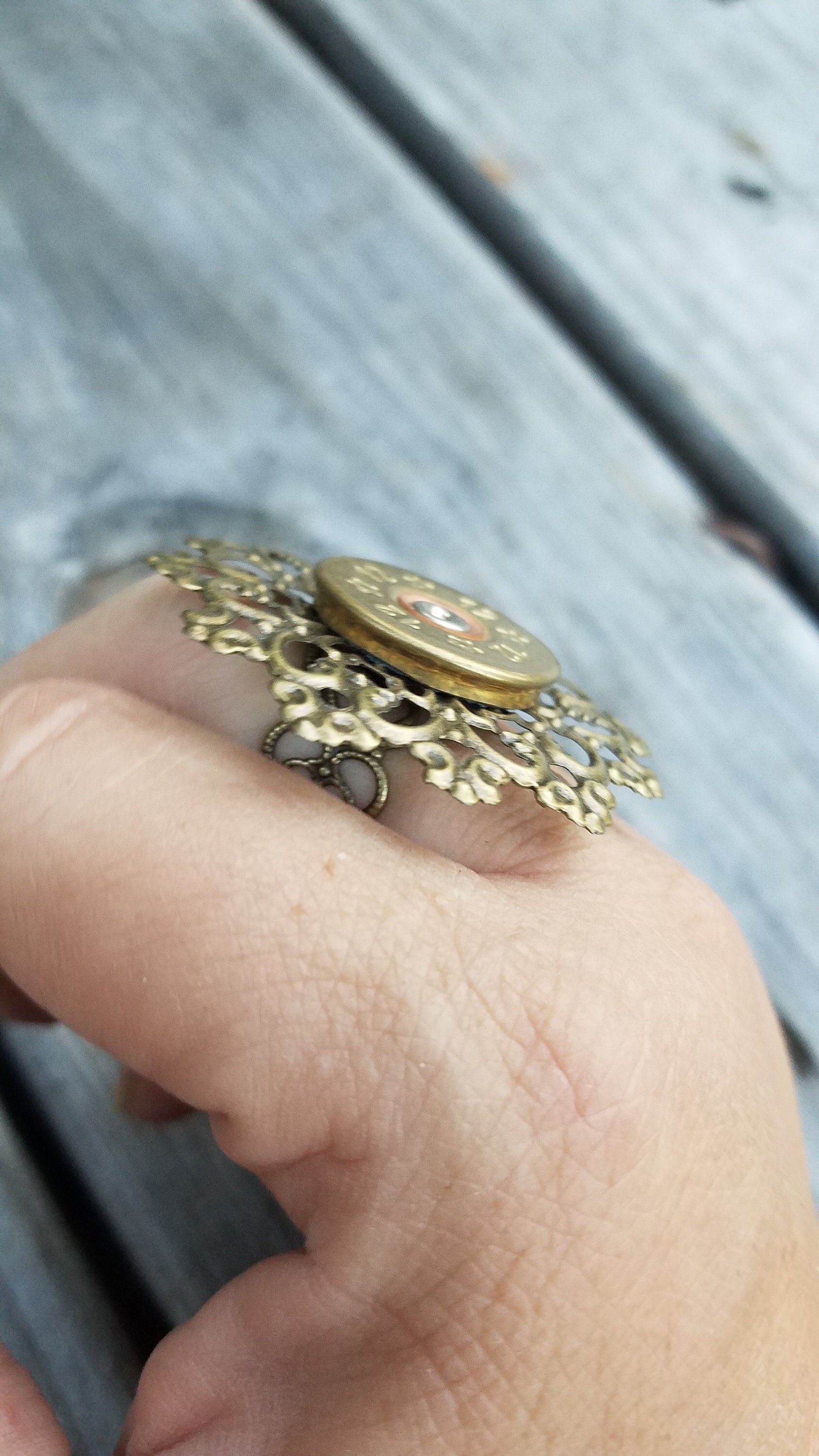 12 Gauge Shotgun Shell Ring...shooting Jewelry .. 12 Gauge Jewelry ...