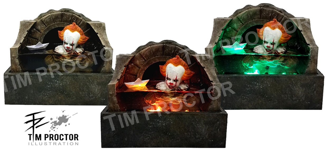 Pennywise Light up Diorama - Etsy UK