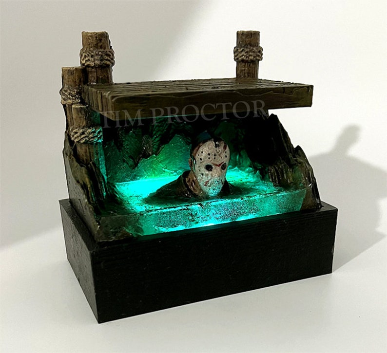 Jason Light up Diorama - Etsy