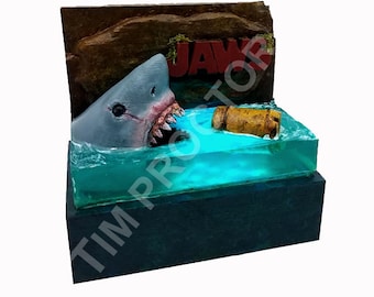 Jaws Diorama - Etsy