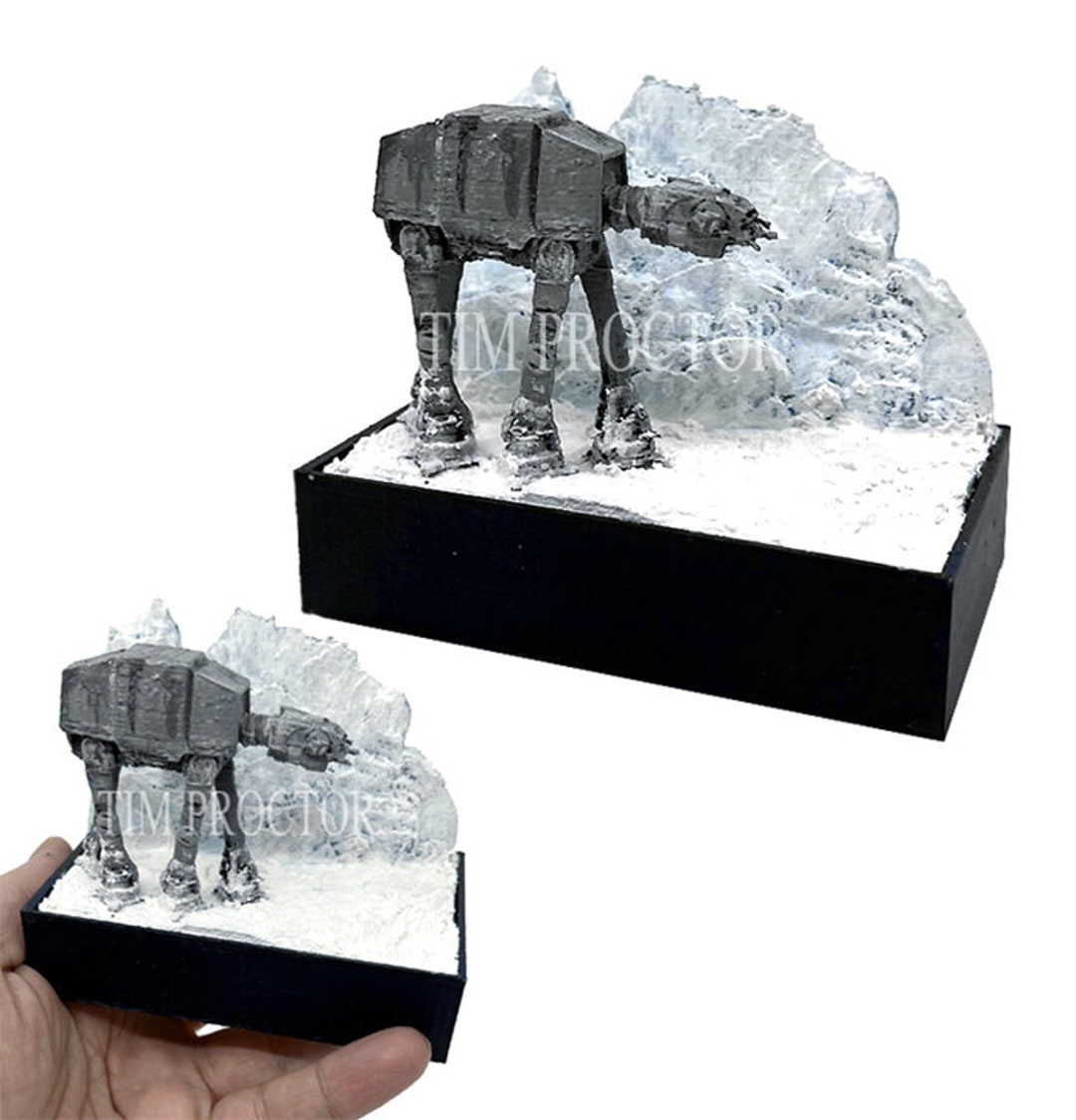 AT-AT Hoth Mini Diorama - Etsy