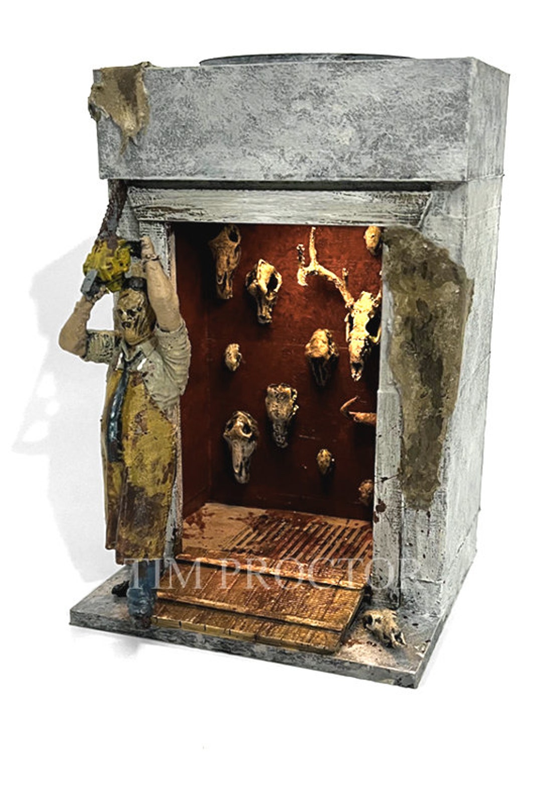 LEATHERFACE Light up Diorama - Etsy