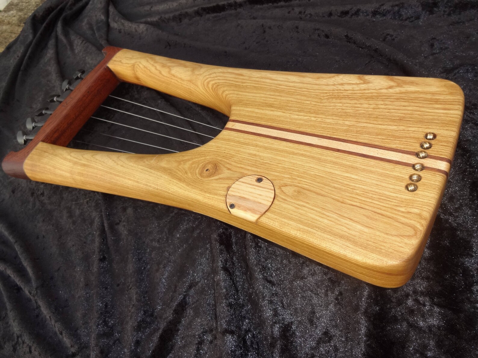 Ukulele/saxon Electric Lyre Unique Instrument Hand Made From | Etsy