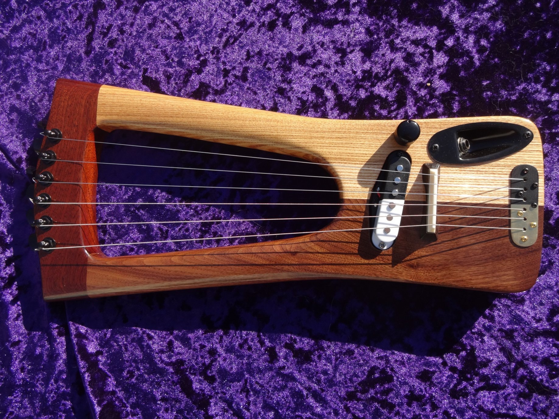 Ukulele/saxon Electric Lyre - Unique Instrument Hand Made From ...