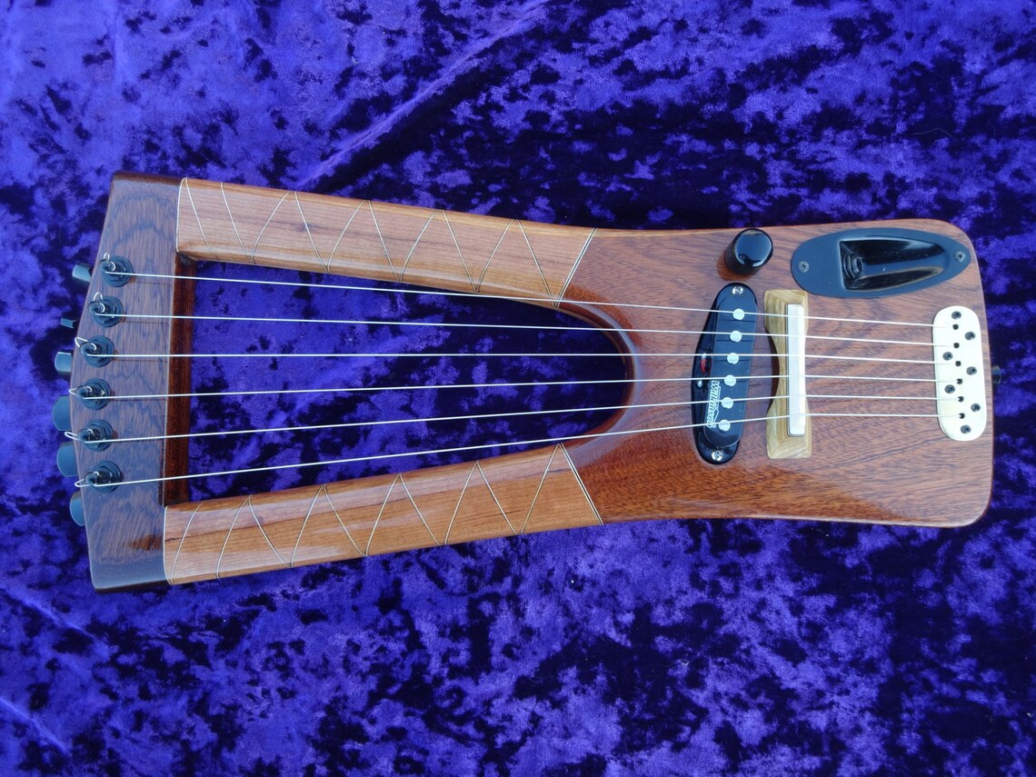 Ukulele/saxon Electric Lyre - Unique Instrument Hand Made From ...