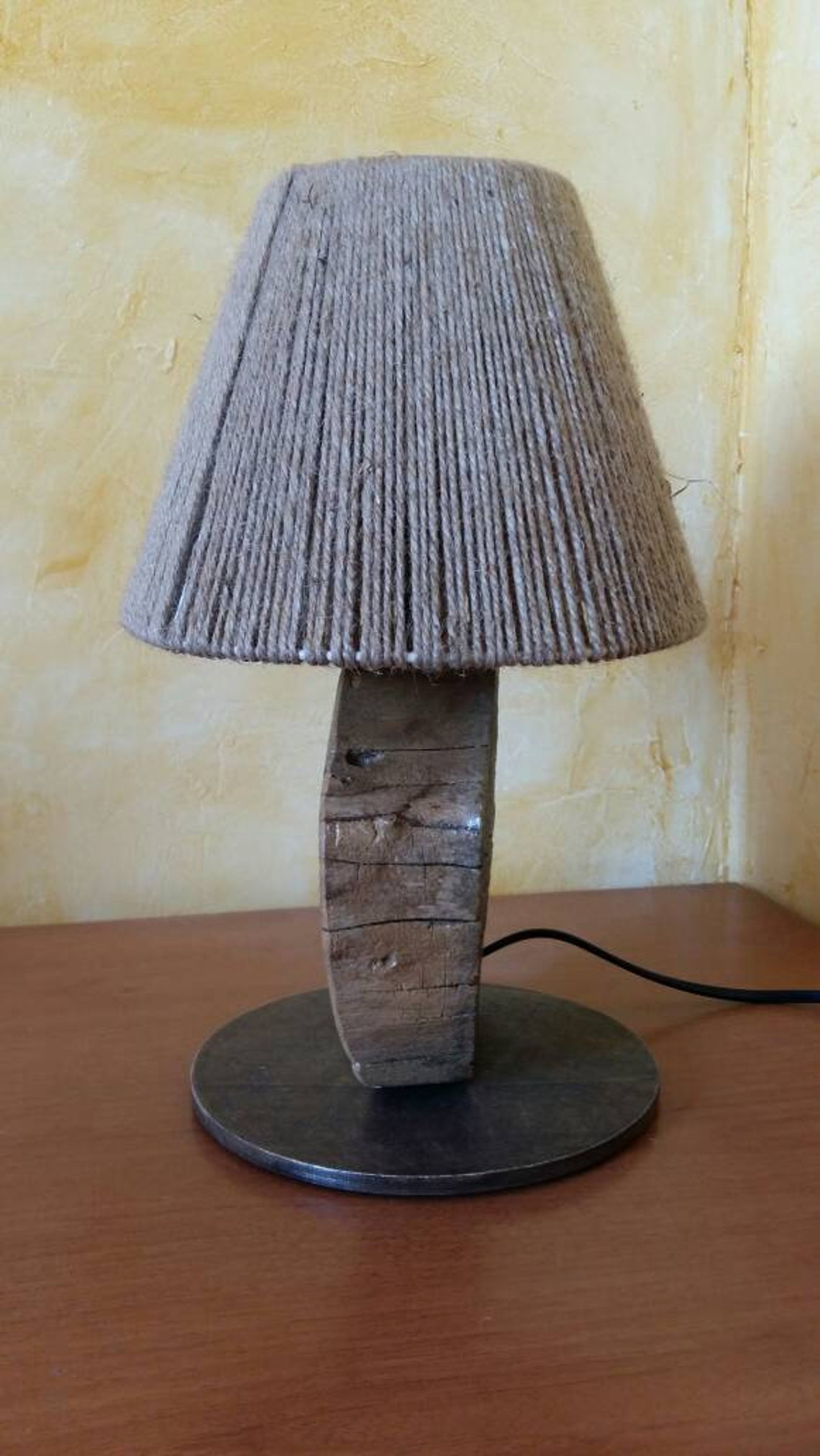 Wooden lamp, Wood table lamp, Table lamp, Wooden handmade lamp ...
