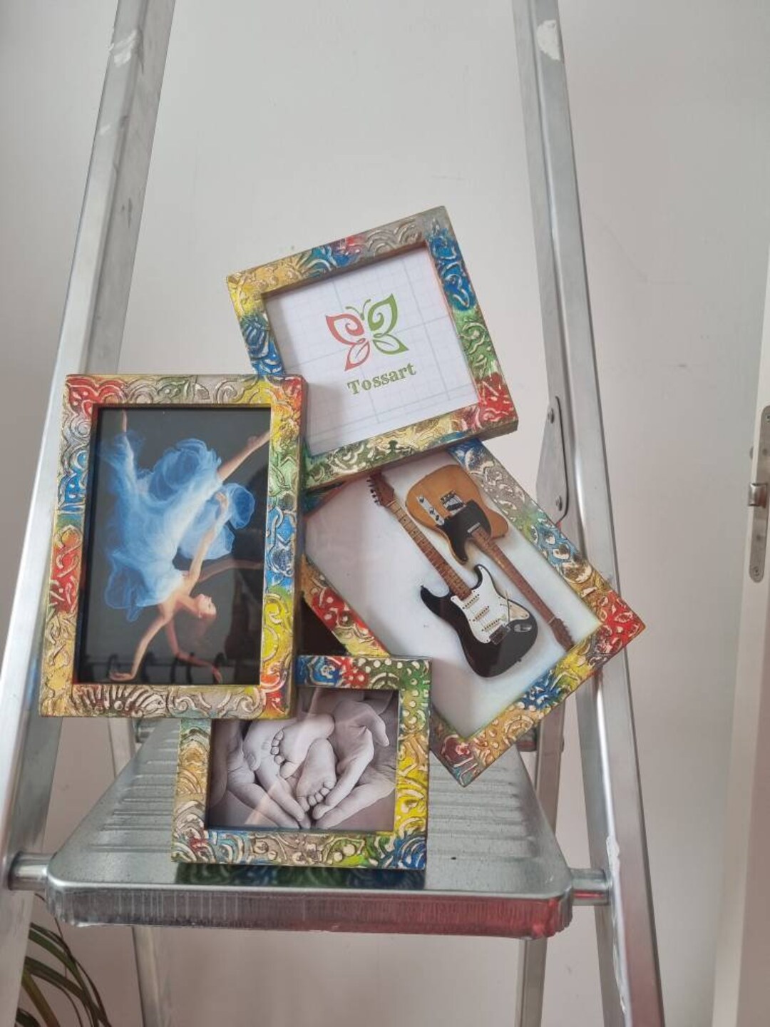 Photo Frame, Multi-color Frame, Collage Frame, Frame for 4 Photos - Etsy