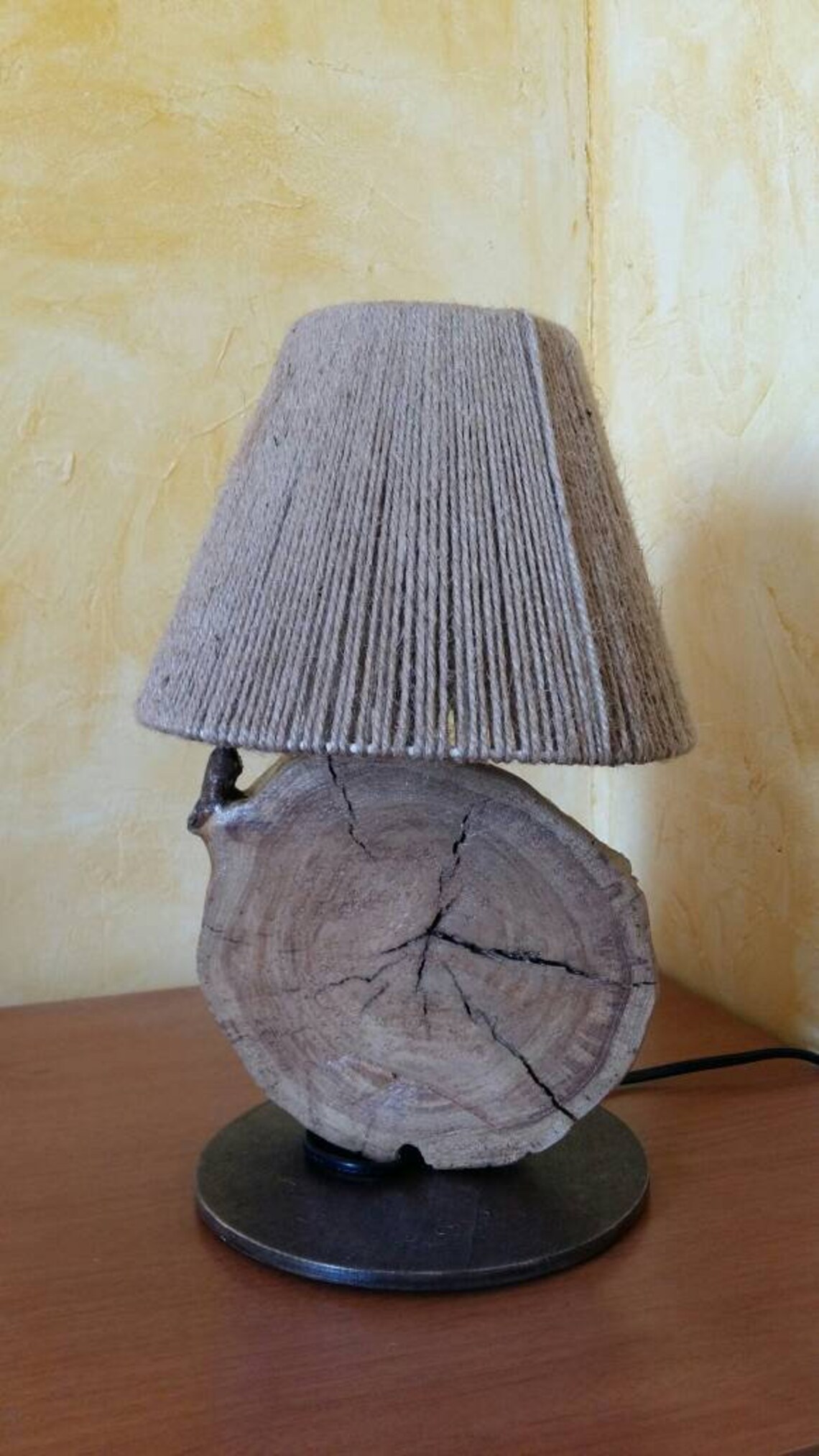 Wooden lamp, Wood table lamp, Table lamp, Wooden handmade lamp ...