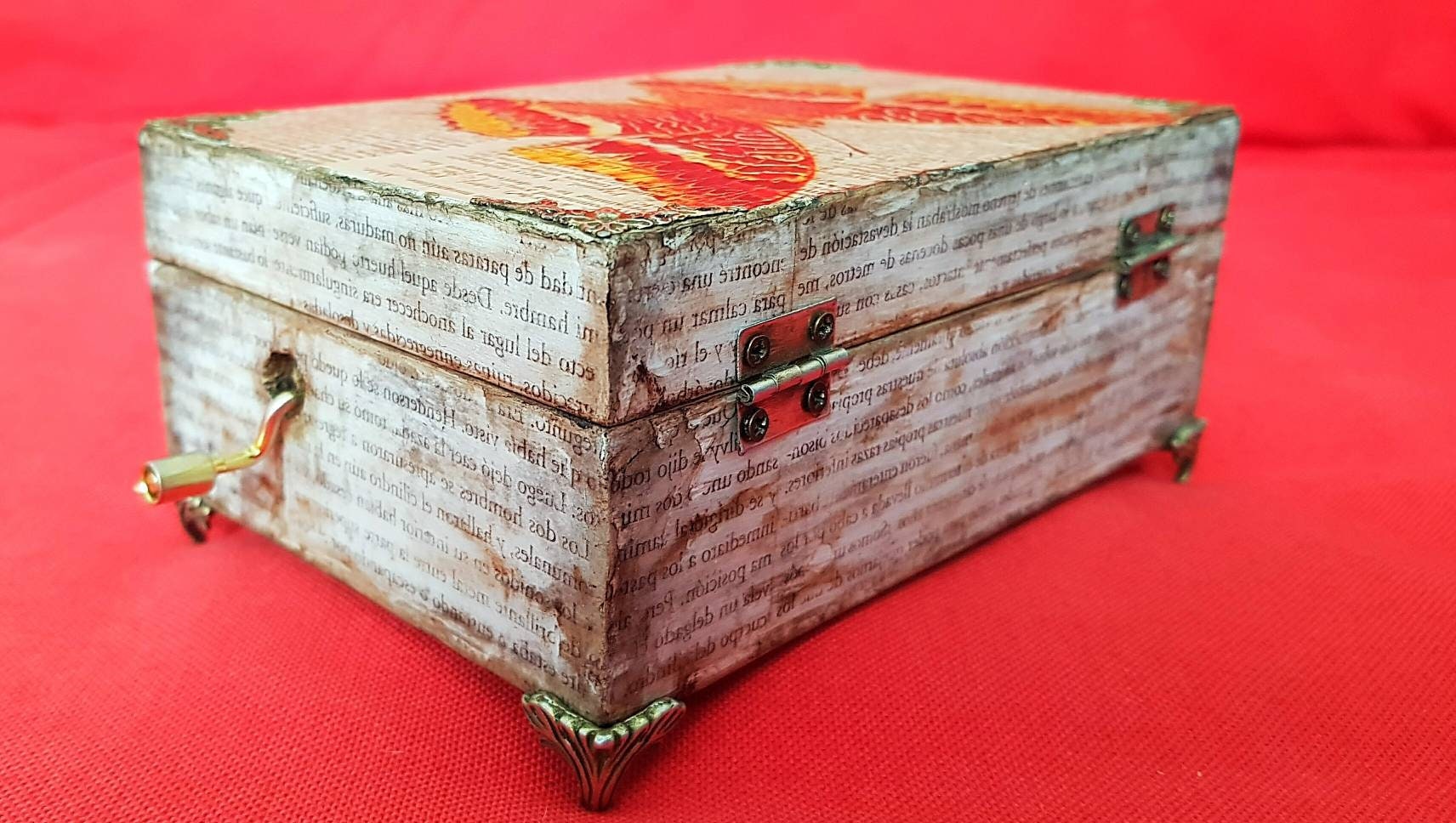 Wooden Music Box, Box With Butterfly, Music Box With Butterfly, Music ...