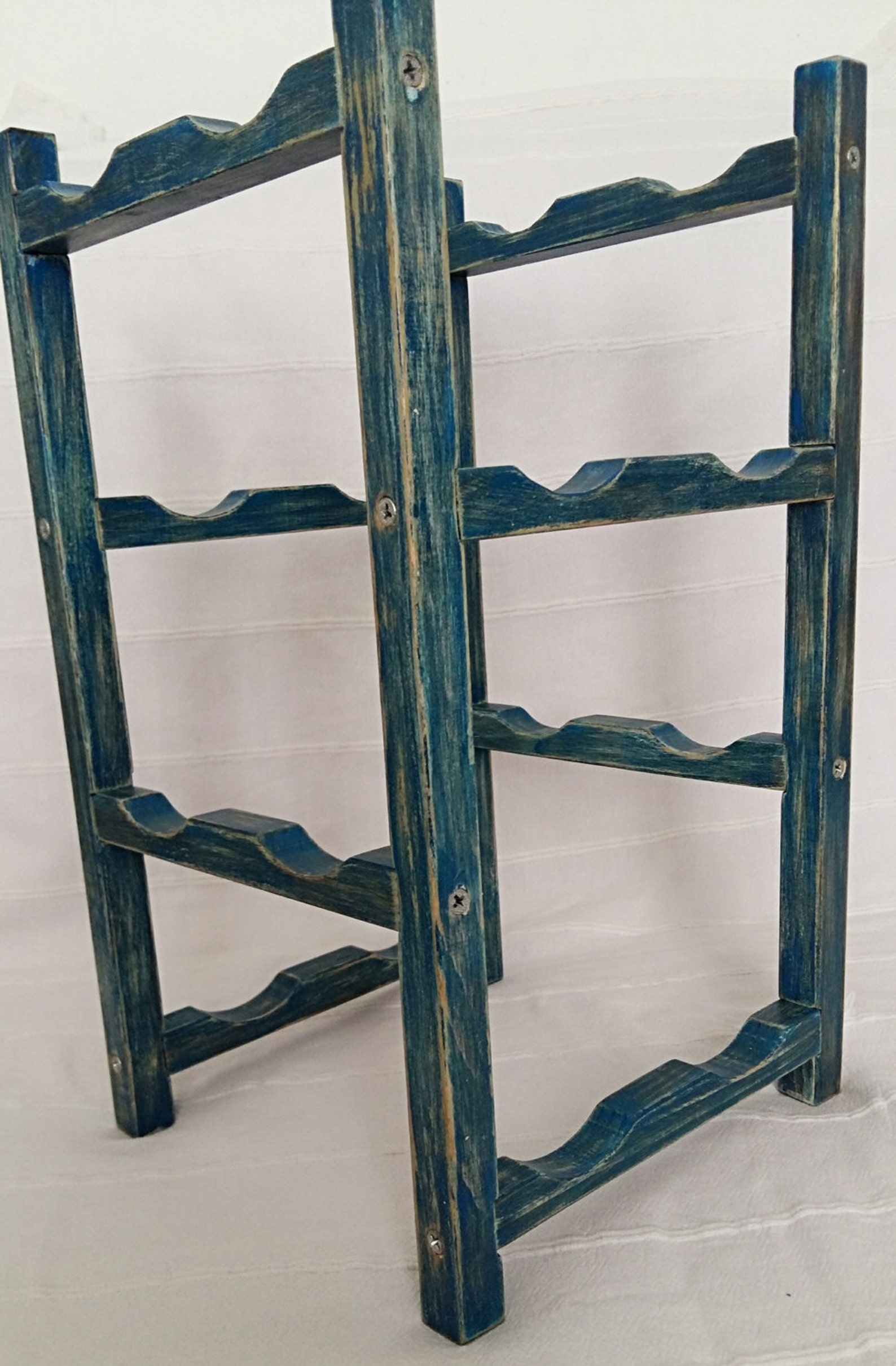 Wooden Wine Rack, Square Bottle, Bottle Holder for 8 Bottles, Removable ...